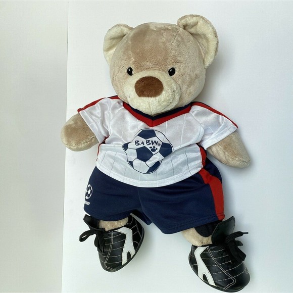 Build-A-Bear | Toys | Build A Bear Soccer Player Tan Teddy Bear Cleats ...